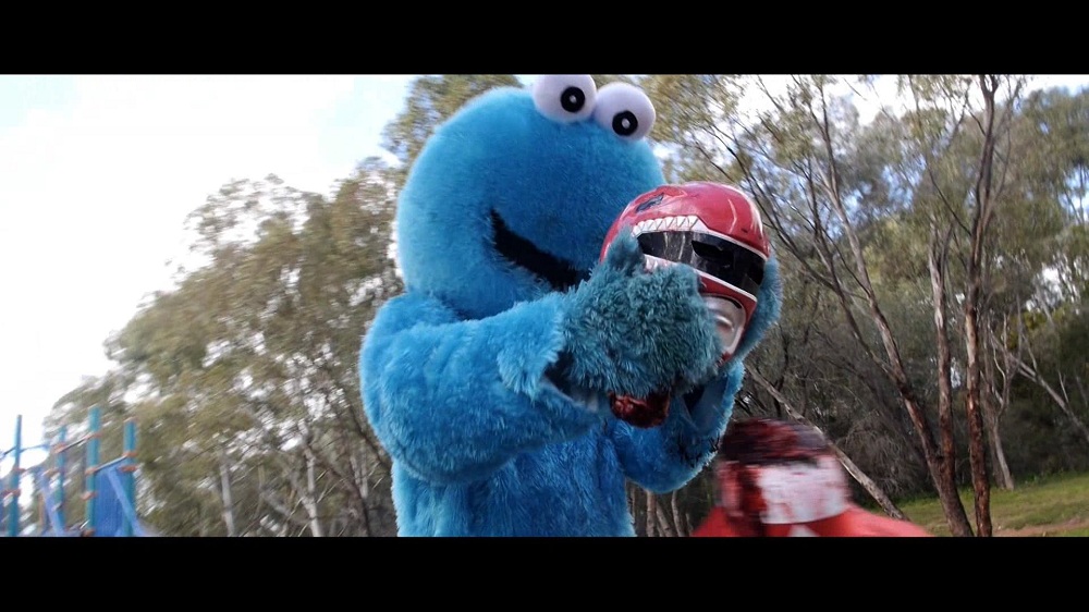 Power Rangers VS Cookie Monster - Wanuxi