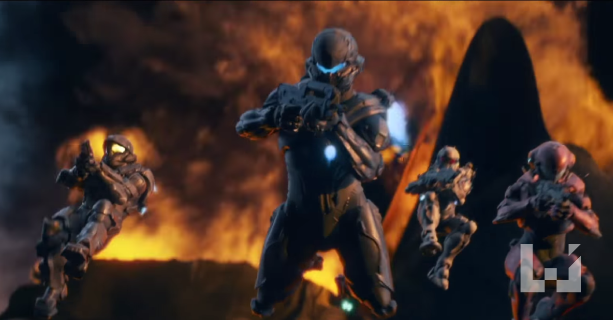 这是最新 Halo 的开幕片段, 有点像 Avengers - Wanuxi