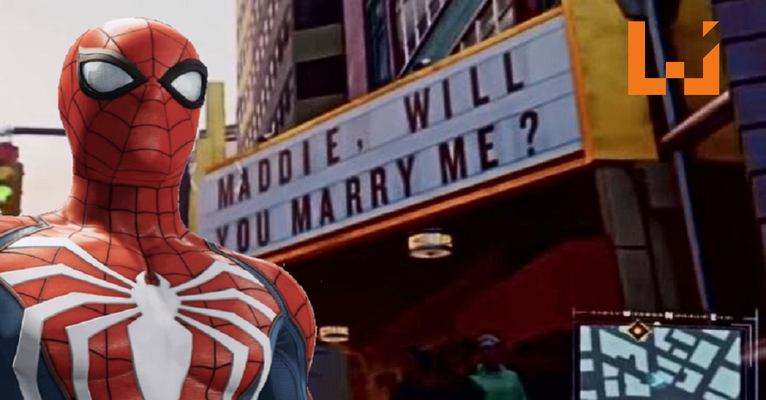 《Marvel's Spider-Man》悲剧求婚彩蛋终于用上了！玩家用彩蛋向女友求婚成功！ - Wanuxi