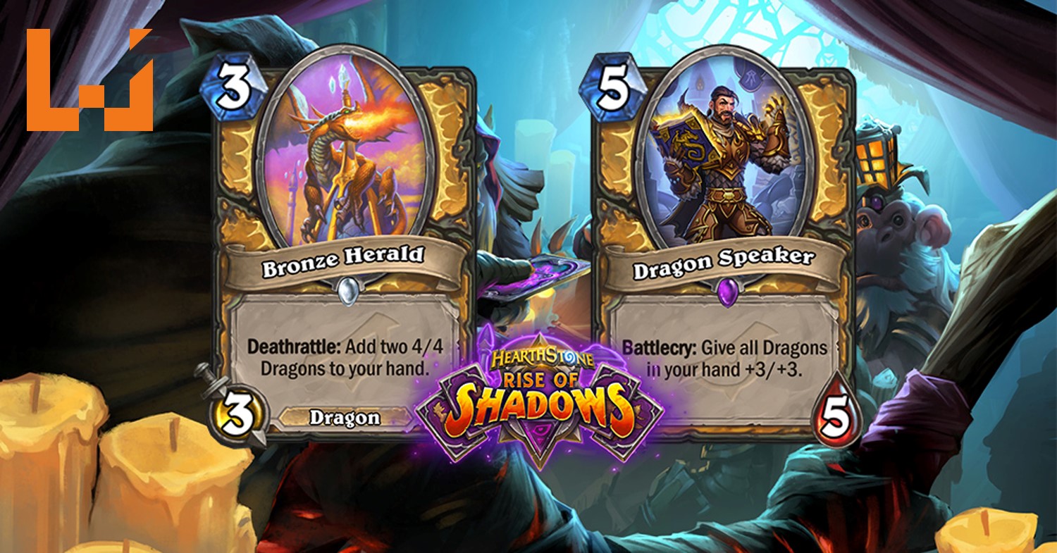 官方正式公布《Hearthstone》Rise of Shadows新卡牌！Bronze Herald和Dragon Speaker强势登场 ...