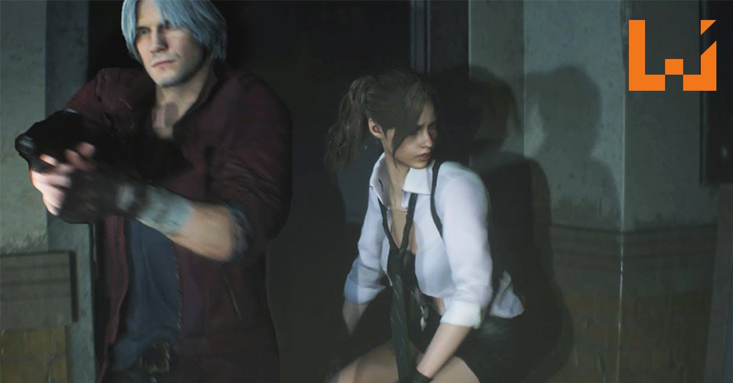 神人制作Dante Mod！恶魔猎人Dante出现在《Resident Evil 2 Remake》打丧尸！ - Wanuxi