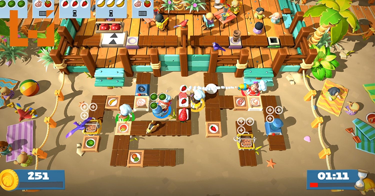 Steam限时免费送两款《Overcooked! 2》DLC给各位玩家！游戏本体折扣40%！ - Wanuxi