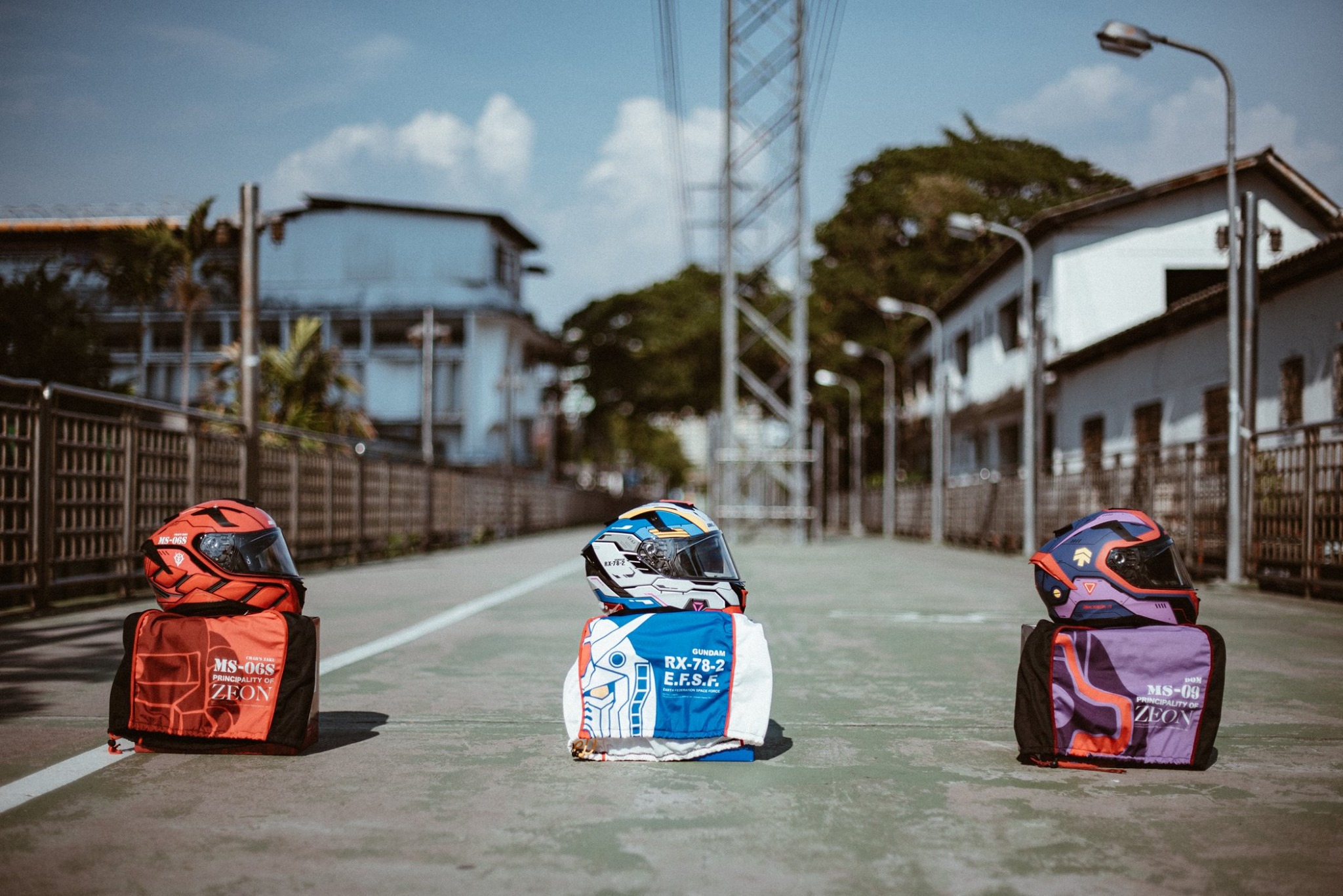 泰国知名安全帽品牌Bilmora与《Gundam》联名合作，推出三款时髦的限量全罩式安全帽！ - Wanuxi