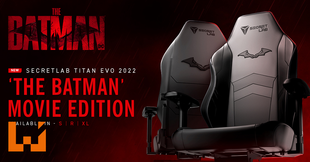 庆祝《The Batman》 电影上映！Secretlab与Warner Bros合作推出蝙蝠侠限量款电竞椅！ - Wanuxi