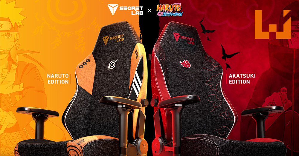庆祝20周年纪念，Secretlab推出《火影忍者》主题电竞椅！ - Wanuxi