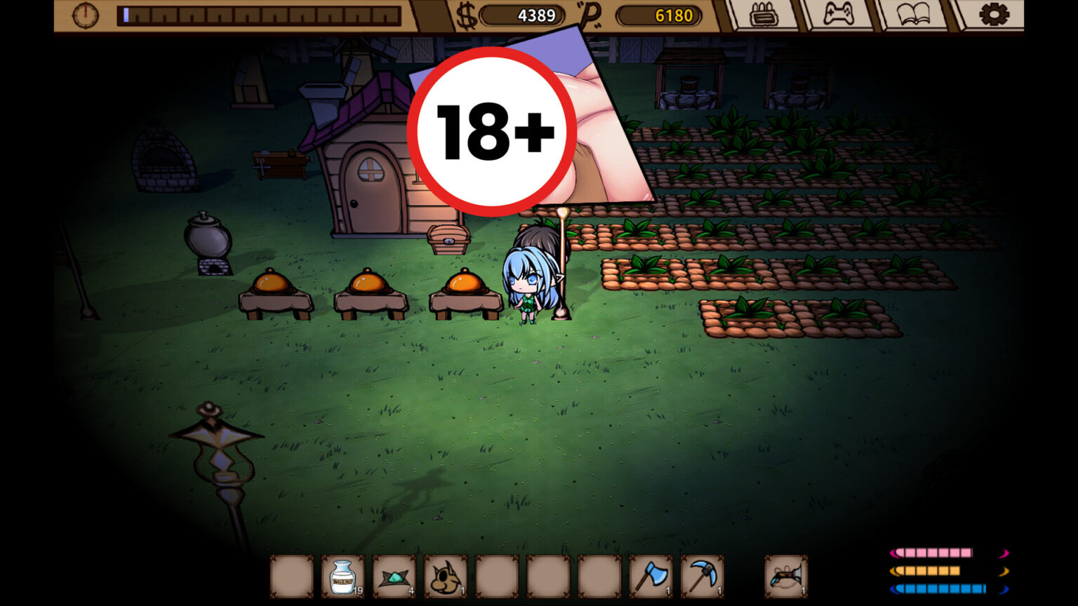 早上耕田种菜，晚上老汉推车！18禁瑟瑟经营农场游戏《精灵的性爱农场》10月25日开耕！ - Wanuxi