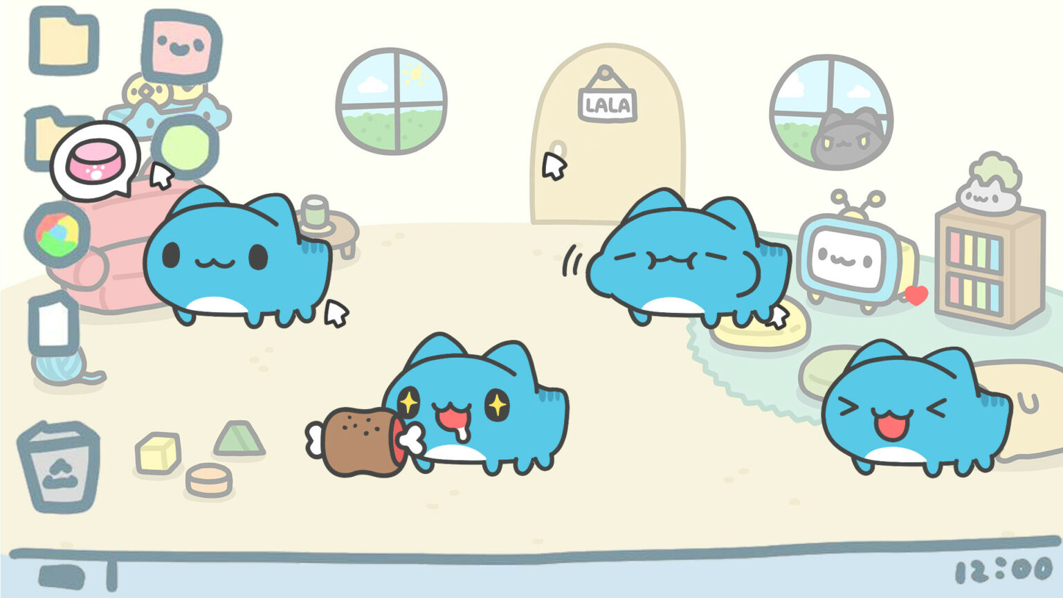 《萤幕猫虫咖波》桌面宠物游戏即将登陆Steam！可爱咖波养在桌面超疗愈的！ - Wanuxi